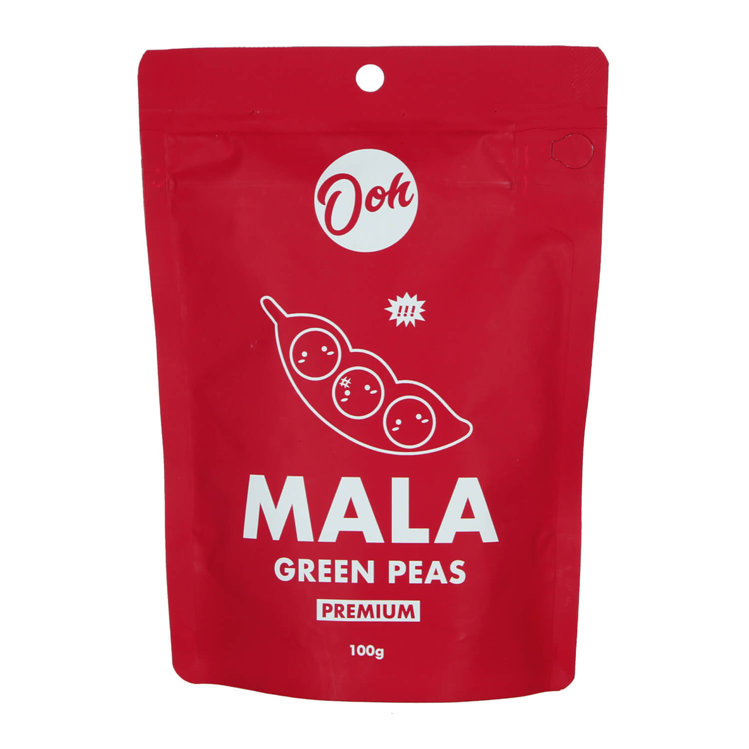 Ooh MALA Green Peas 100g | Bee Cheng Hiang | Asia's Famous Bakkwa